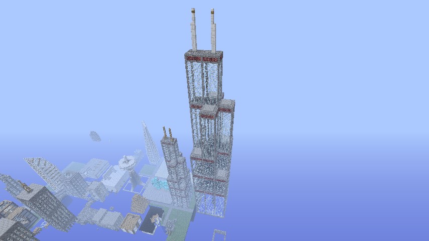 Sears Tower Large size Minecraft Map