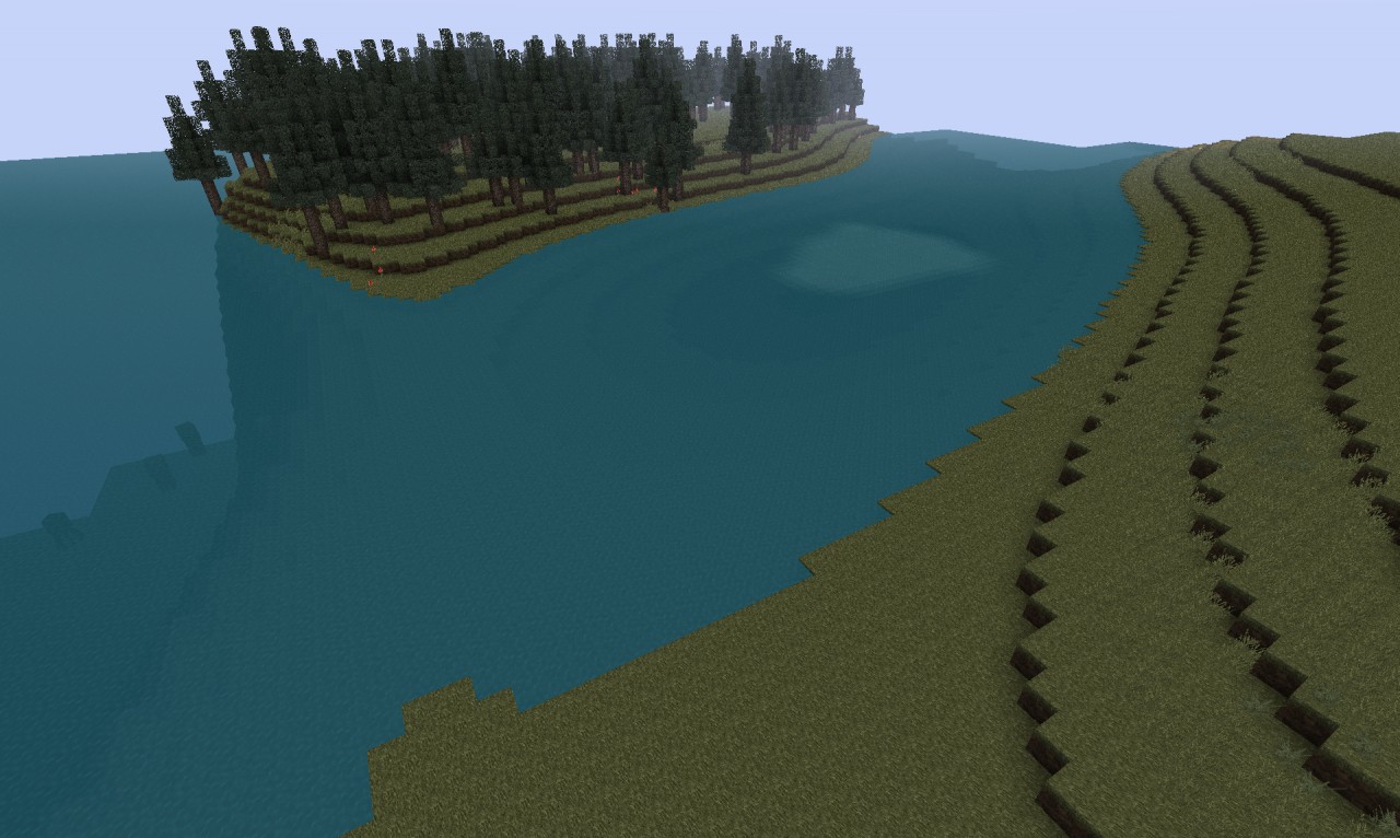 Custom Terrain map Minecraft Map