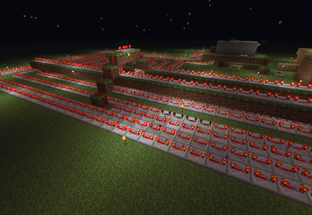 Automatic Redstone Powerhouse Minecraft Map