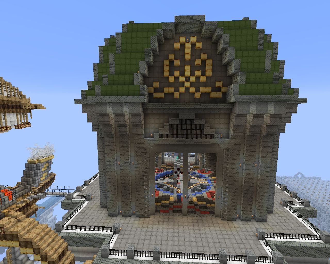 jCraft Spawn tower Minecraft Map