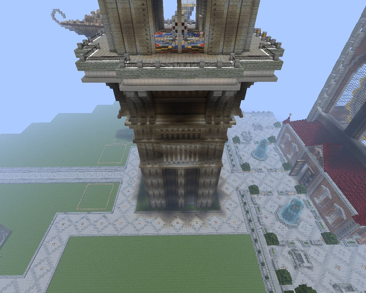 jCraft Spawn tower Minecraft Map