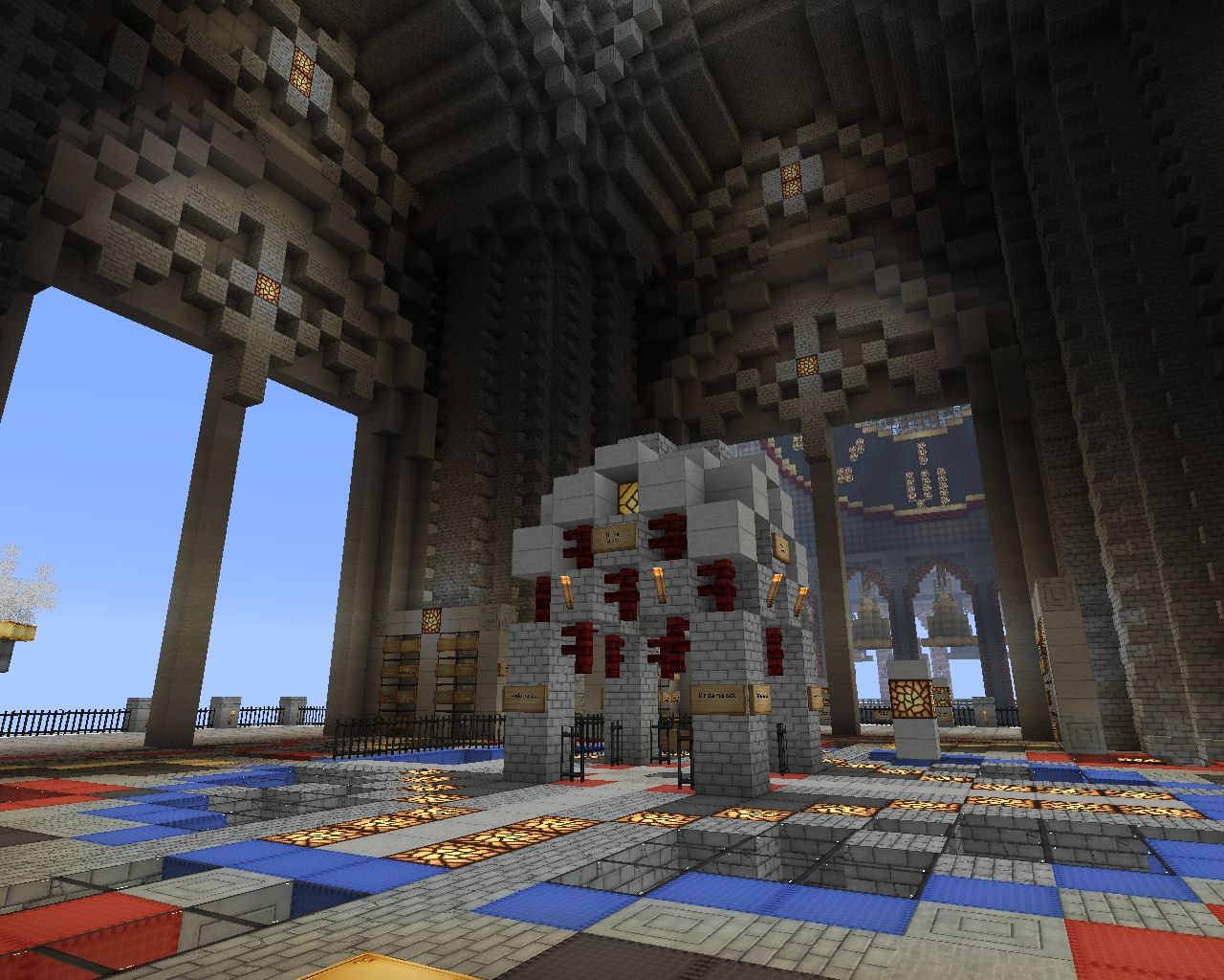 jCraft Spawn tower Minecraft Map