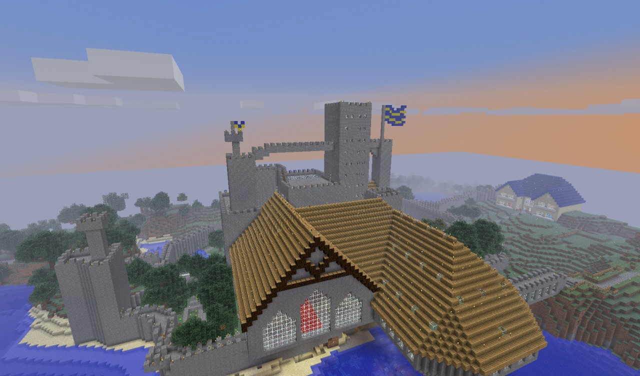 Fun build/adventure server, Lots of server buildings and rail! Minecraft Server