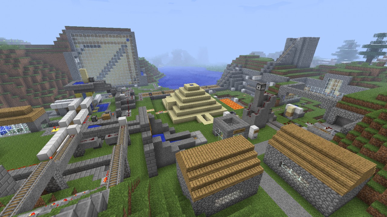 The Amazing Rube Goldberg Machine Minecraft Map