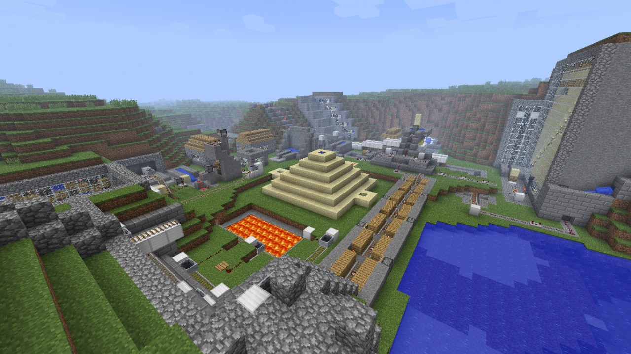 The Amazing Rube Goldberg Machine Minecraft Map