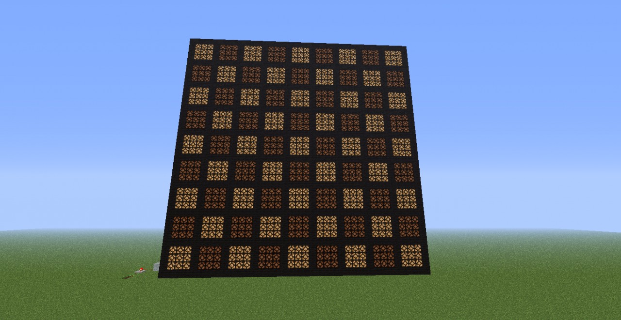 9 By 9 - 81 Pixel Programmable Computer - Chaser860 Minecraft Map