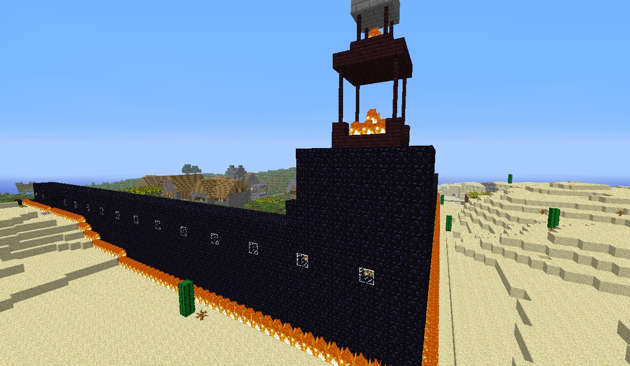 Village Defensive Perimeter Minecraft Map