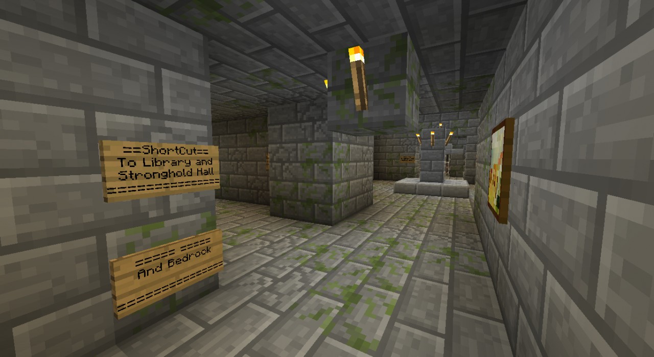 Huge Restored StrongHold Minecraft Map