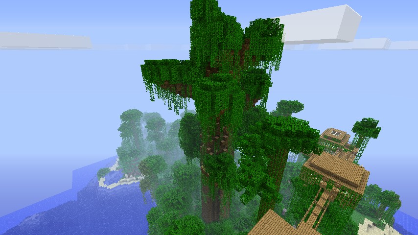 Huge Jungle Tree Minecraft Map