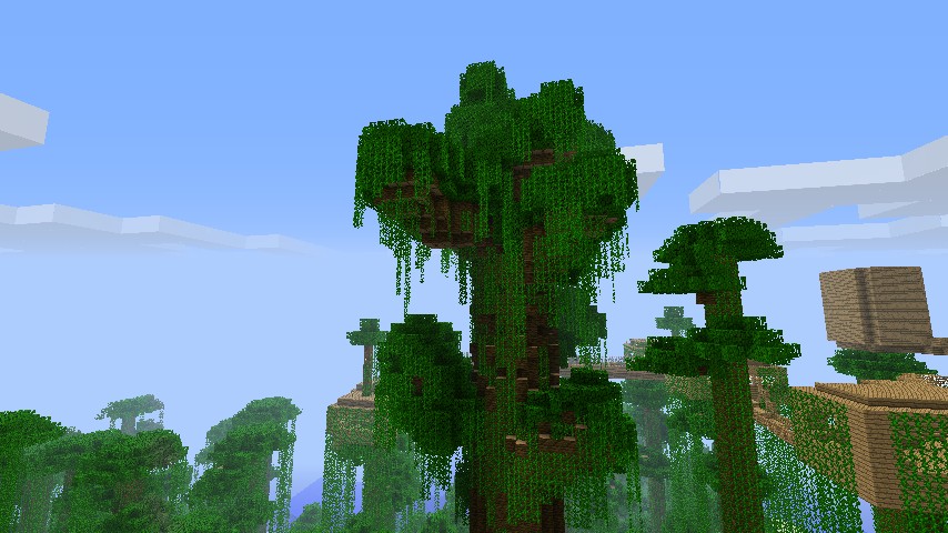 Huge Jungle Tree Minecraft Map