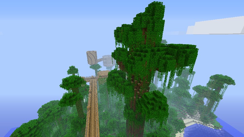 Huge Jungle Tree Minecraft Map