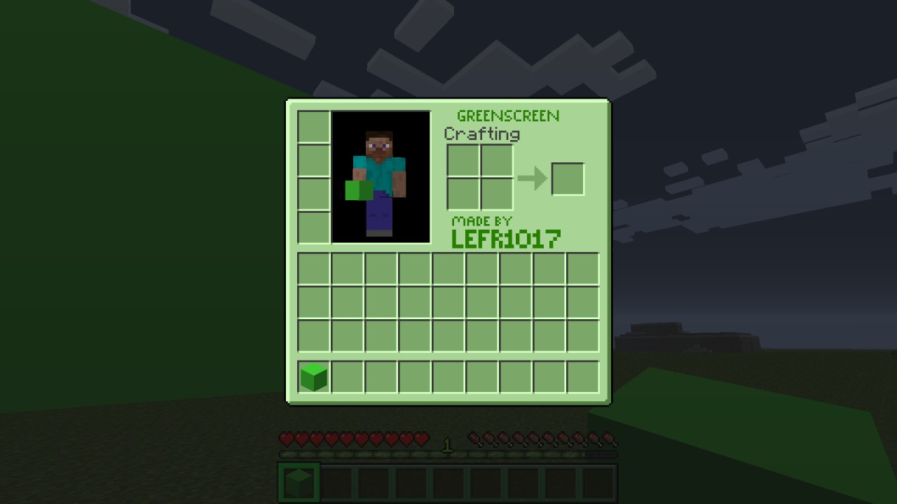 GreenScreen Minecraft Texture Pack