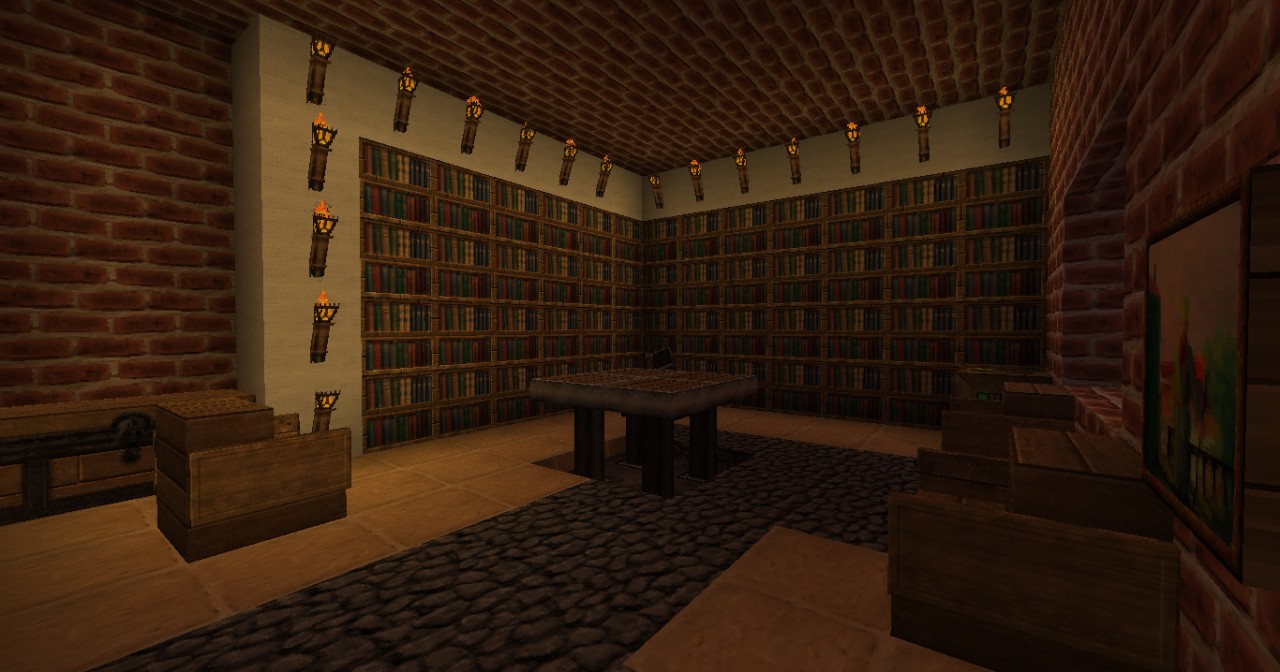 Library Minecraft Map