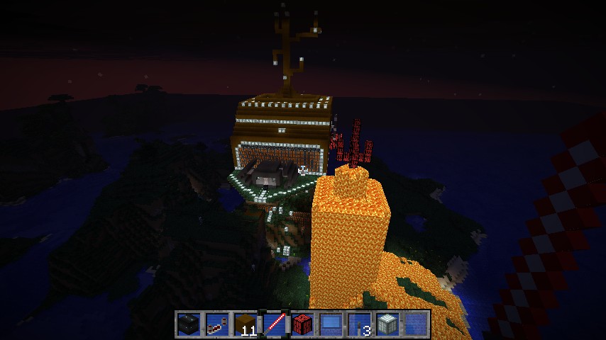 Star Wars Bast castle and Resident Evil H.I.V.E. Minecraft Map