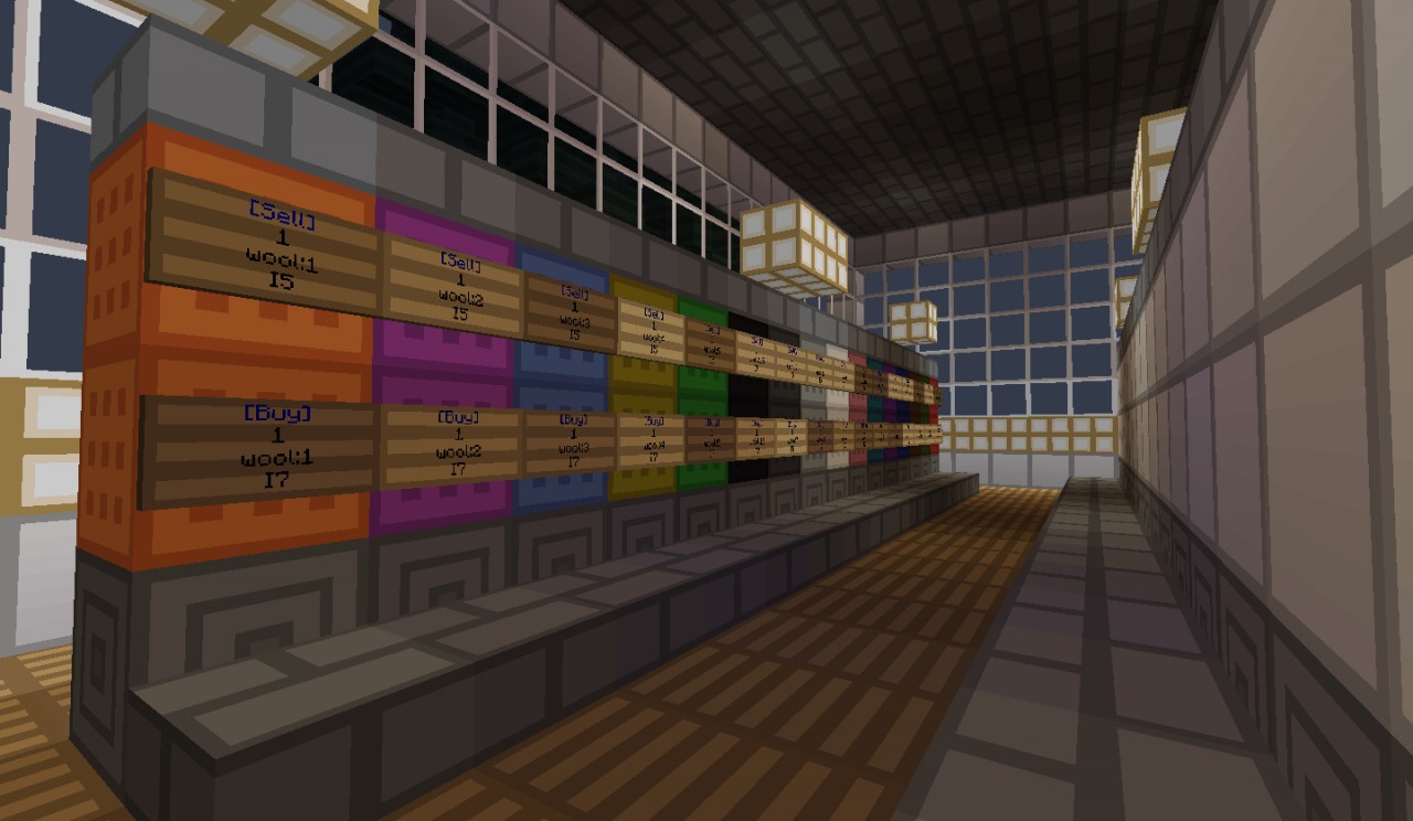 New server shop- smp.isocraft.info Minecraft Map