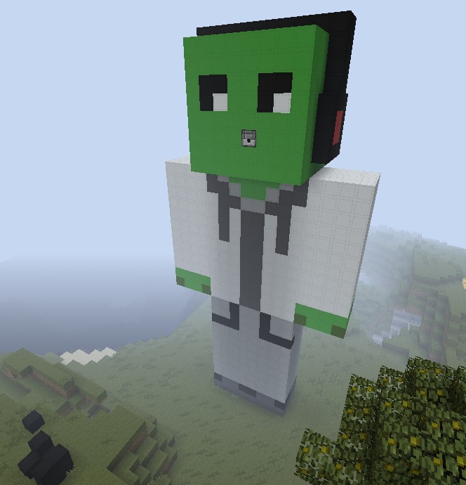 Huge Slime Head Statue (ME!) Minecraft Map