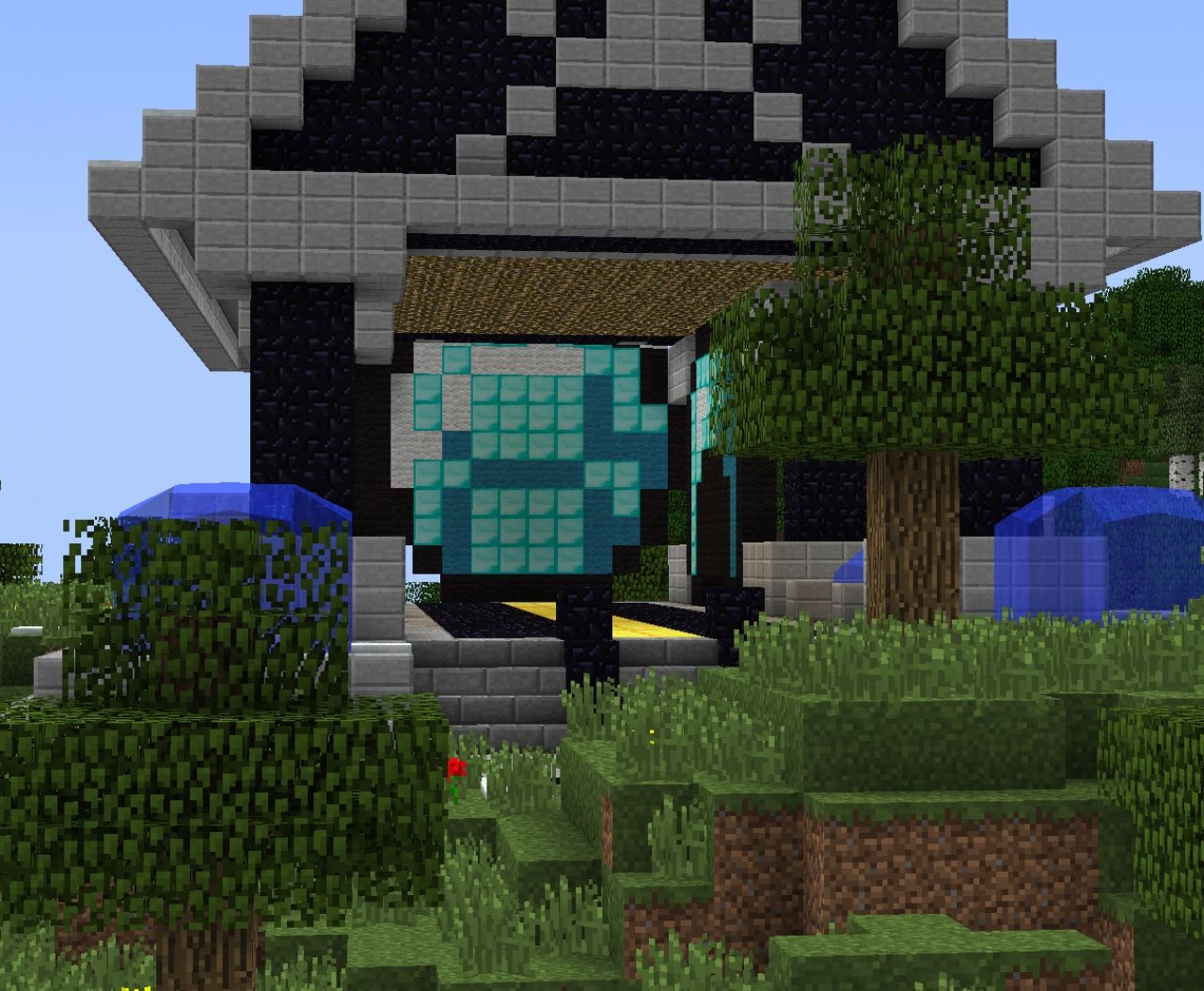 Diamond Temple with Schematic Minecraft Map