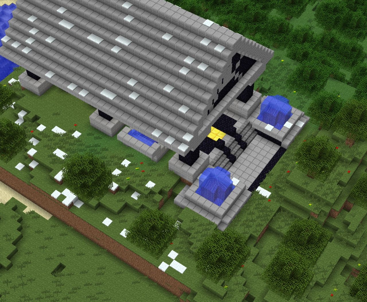 Diamond Temple with Schematic Minecraft Map