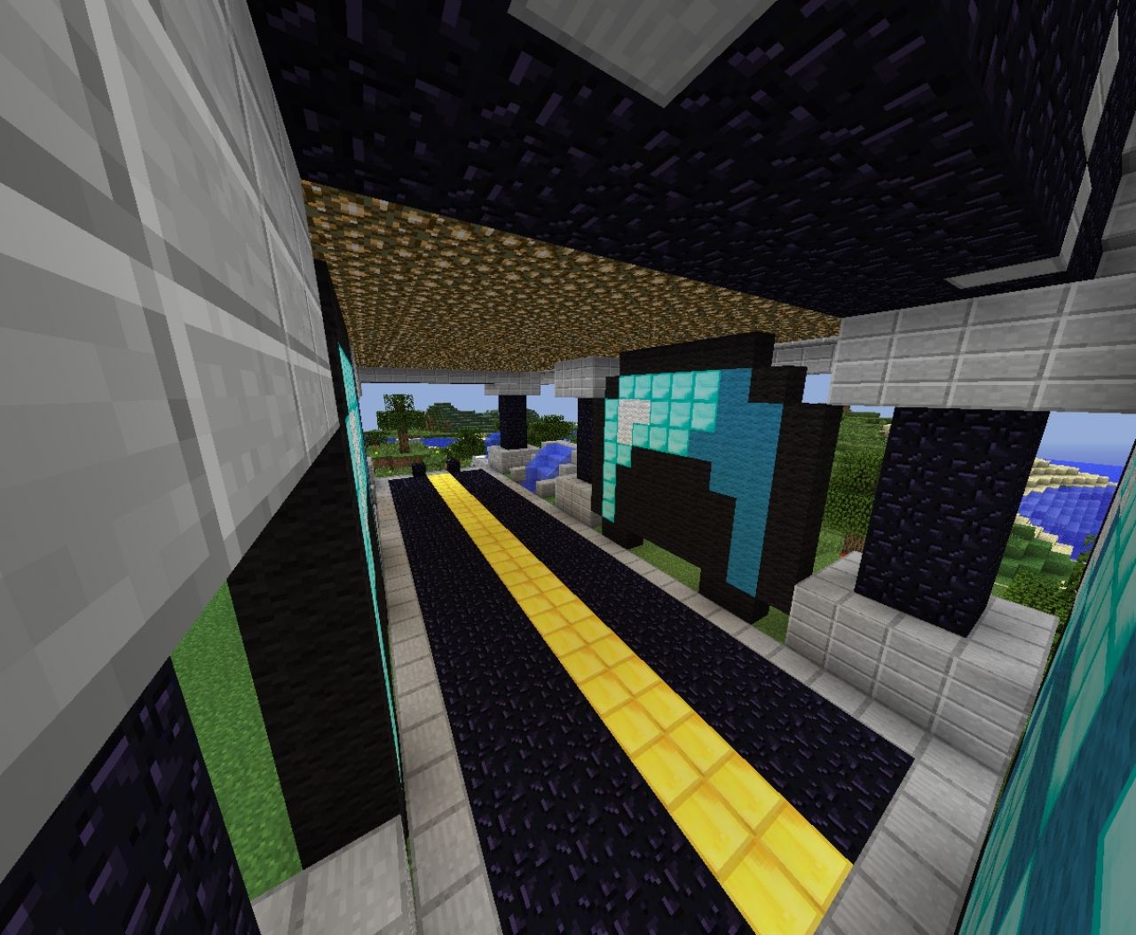 Diamond Temple with Schematic Minecraft Map