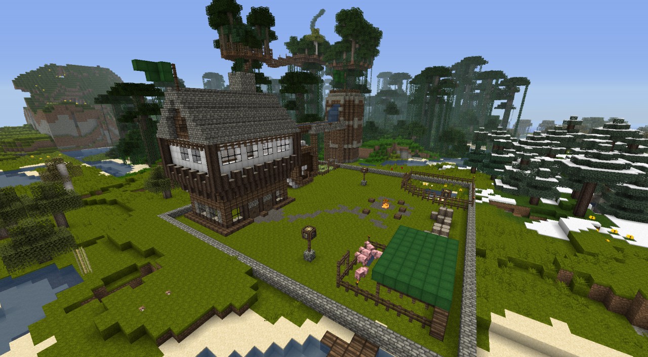 Brewerey medieval style Minecraft Map