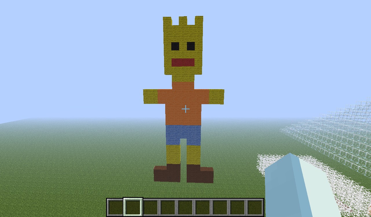 bart simpson model (it fails) Minecraft Map