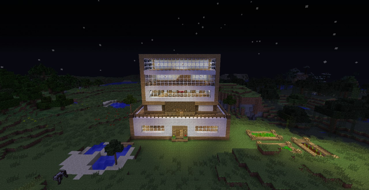5 Story Mansion I Built While Testing 1.1 (ages ago) Minecraft Map