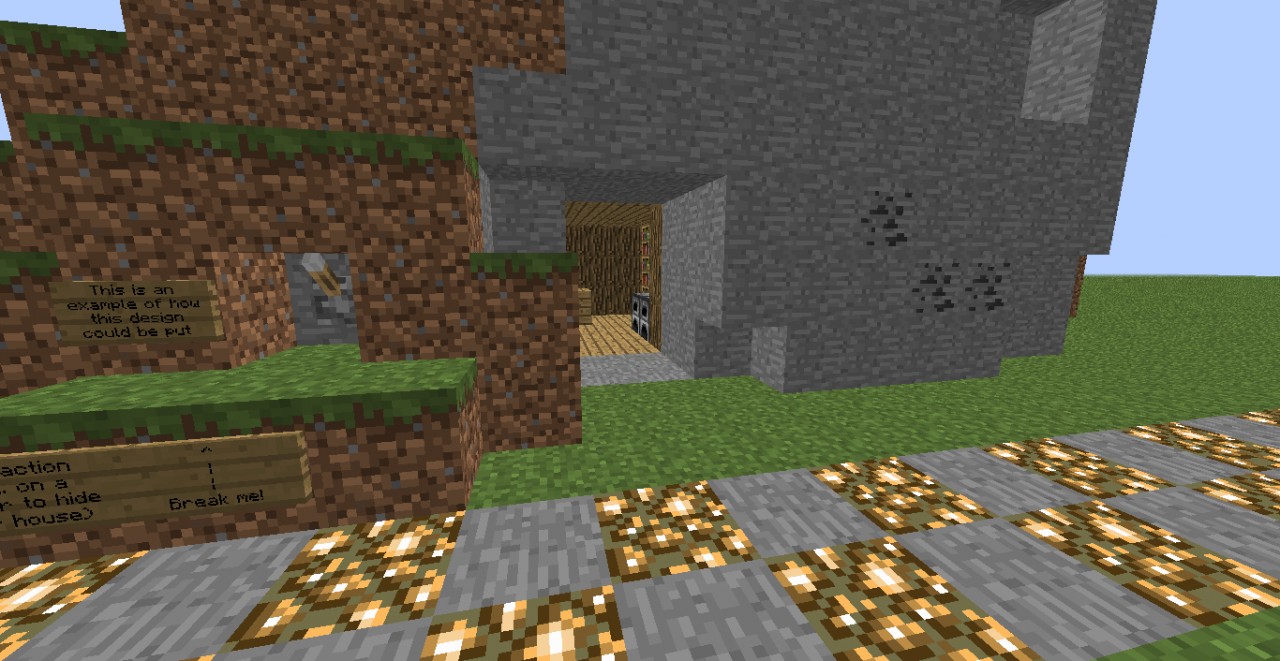 [Tutorial] Piston Redstone 3x2 Door Minecraft Map