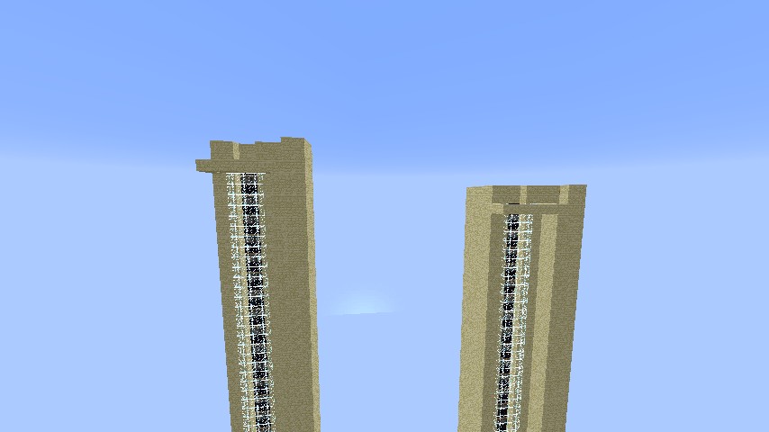 Fast Elevator 248 Block high + 256 Block high Elevator Minecraft Map