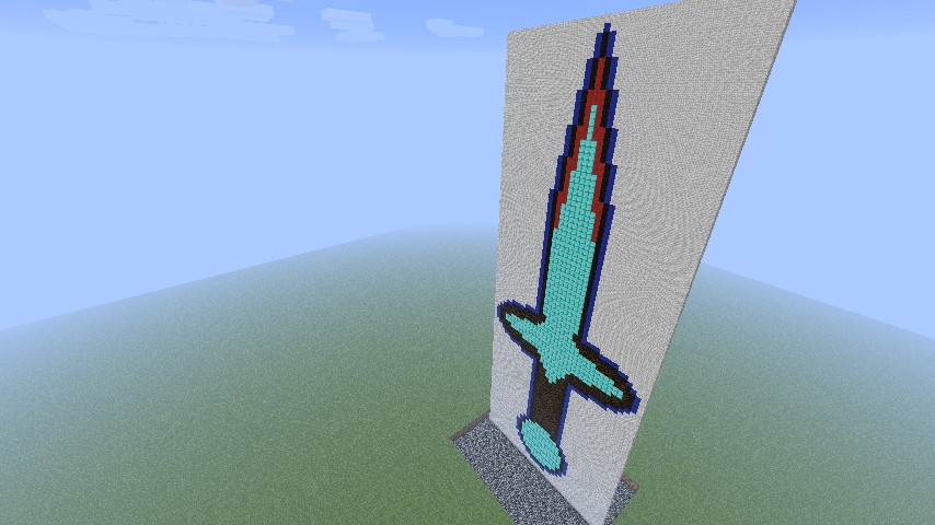 A Huge Sword Minecraft Map