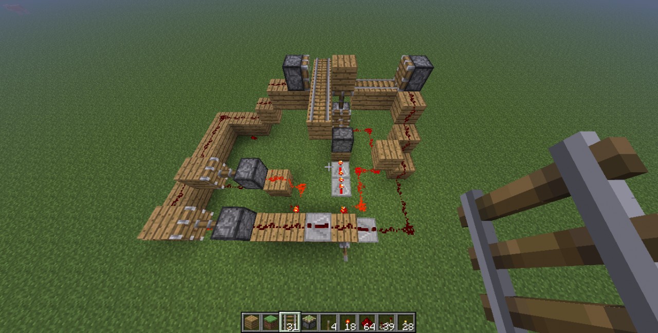 hidden minecart track (compact) Minecraft Map