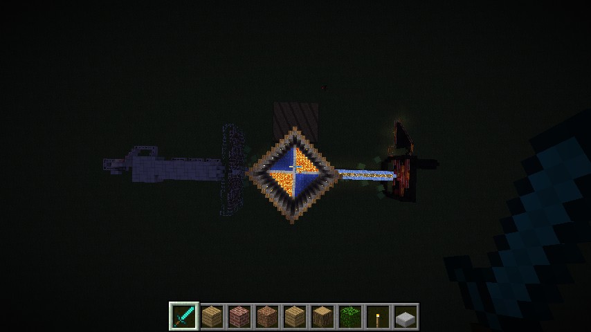 The classic video game arcade Minecraft Map