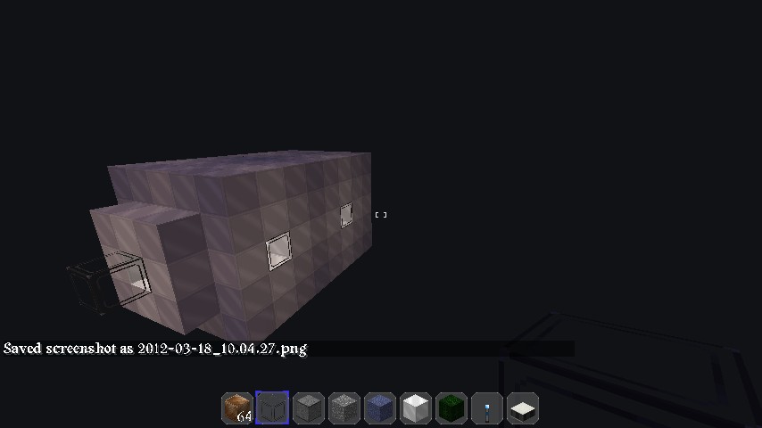 small space ship thingy Minecraft Map