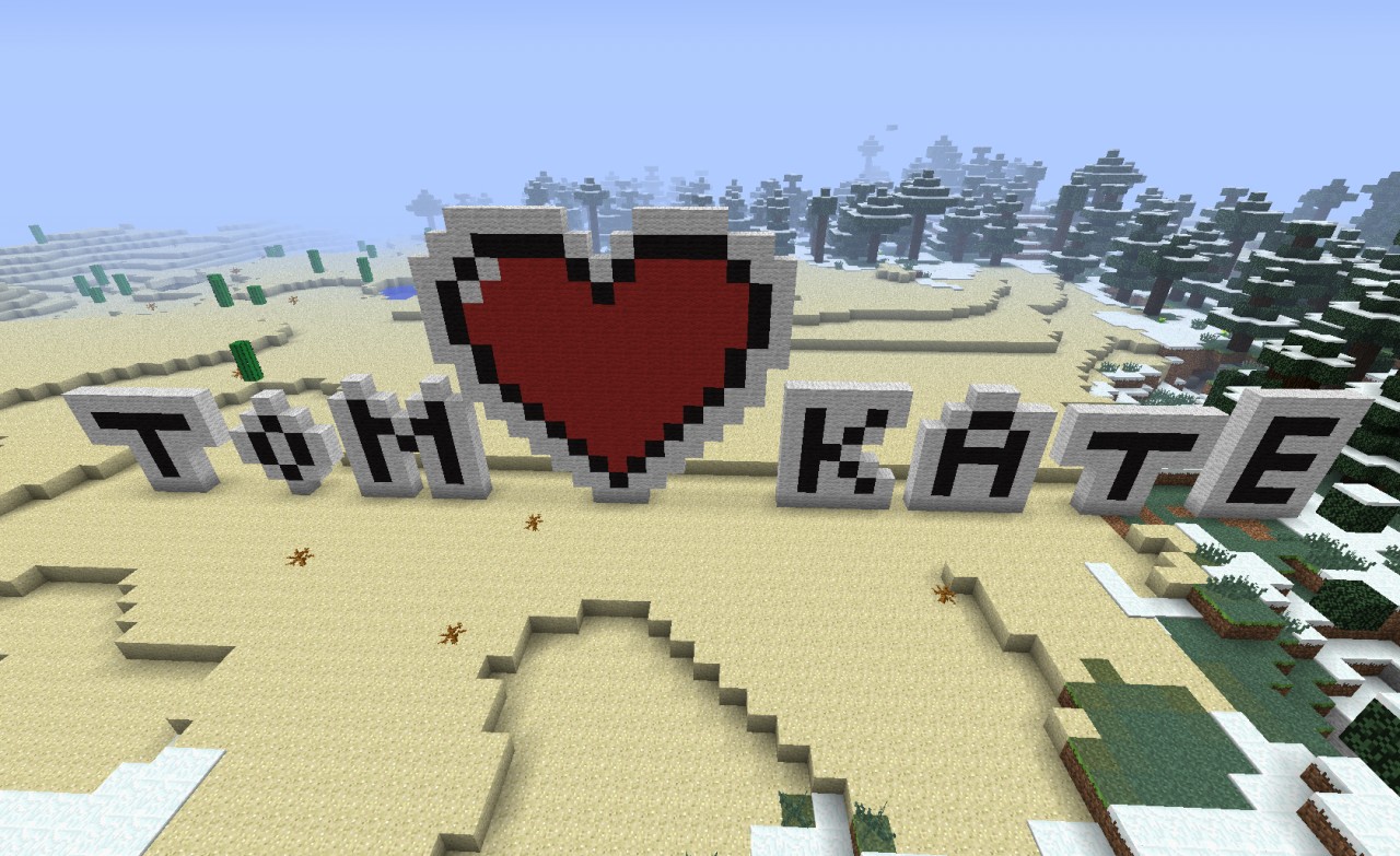 TheSyndicateProject (AKA Tom) and piddleass (AKA Kate) Minecraft Map