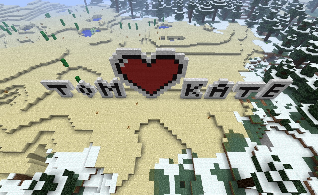 TheSyndicateProject (AKA Tom) and piddleass (AKA Kate) Minecraft Map