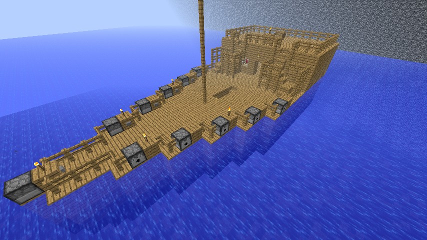 Crashed Island Survival Minecraft Map