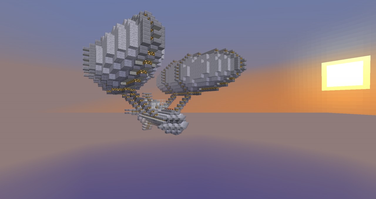 The Scintillant - Redstone Airship Corvette Minecraft Map