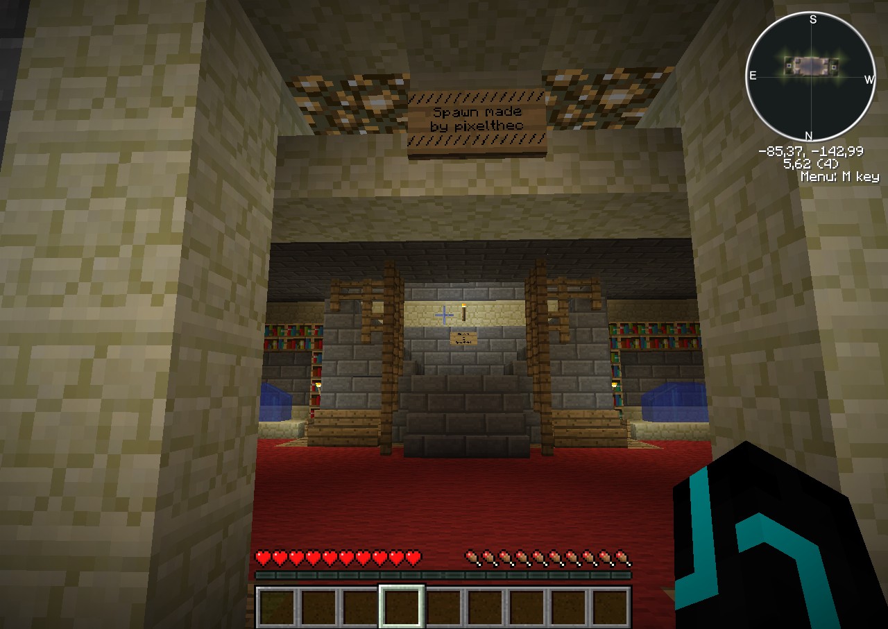 Simple Spawn House Minecraft Map