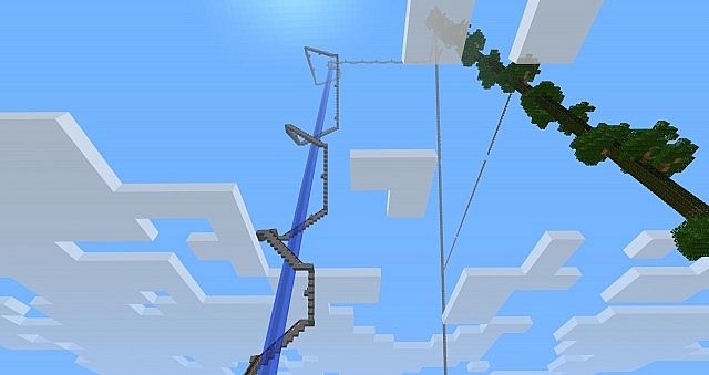 LONGEST TALLEST AND FASTEST ROLLER COASTER EVER Minecraft Map