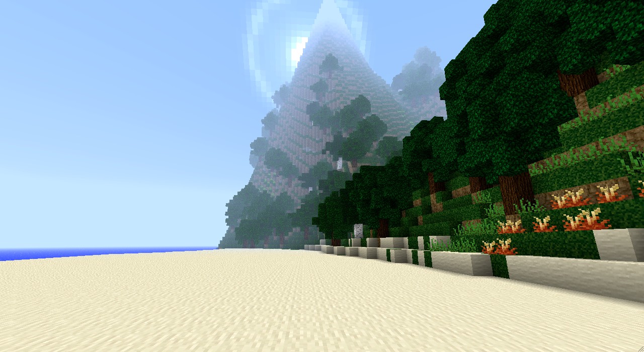South Pacific Island - Custom Terrain Minecraft Map