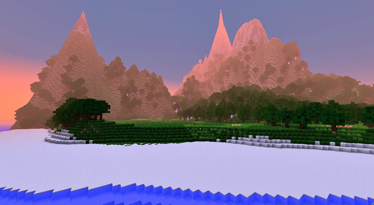 South Pacific Island - Custom Terrain Minecraft Map