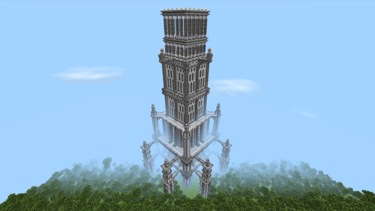 Massive Spawn Tower Minecraft Map