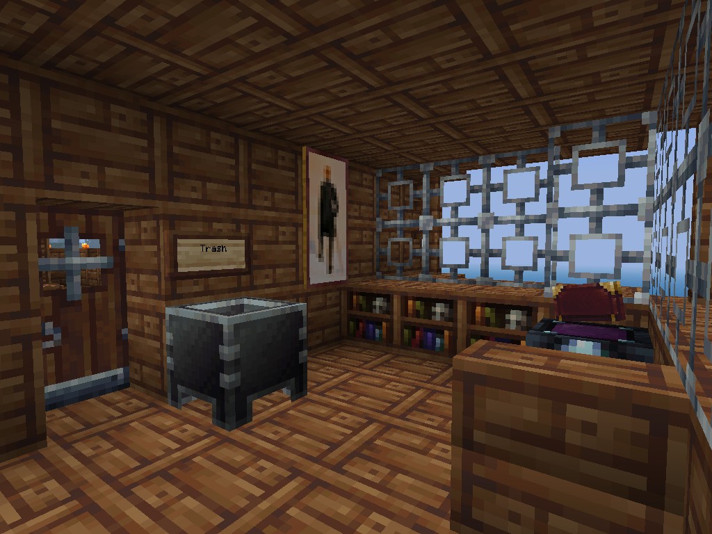 Two Story house + Ship Minecraft Map