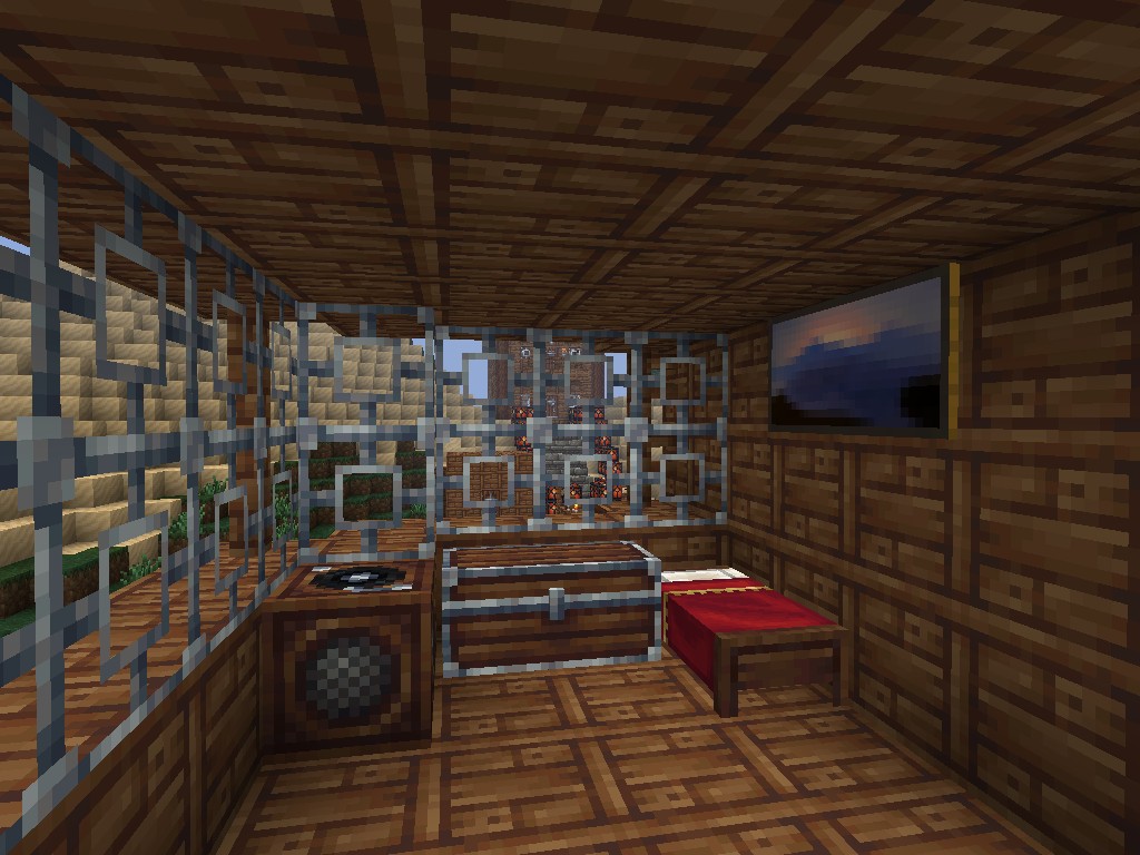 Two Story house + Ship Minecraft Map
