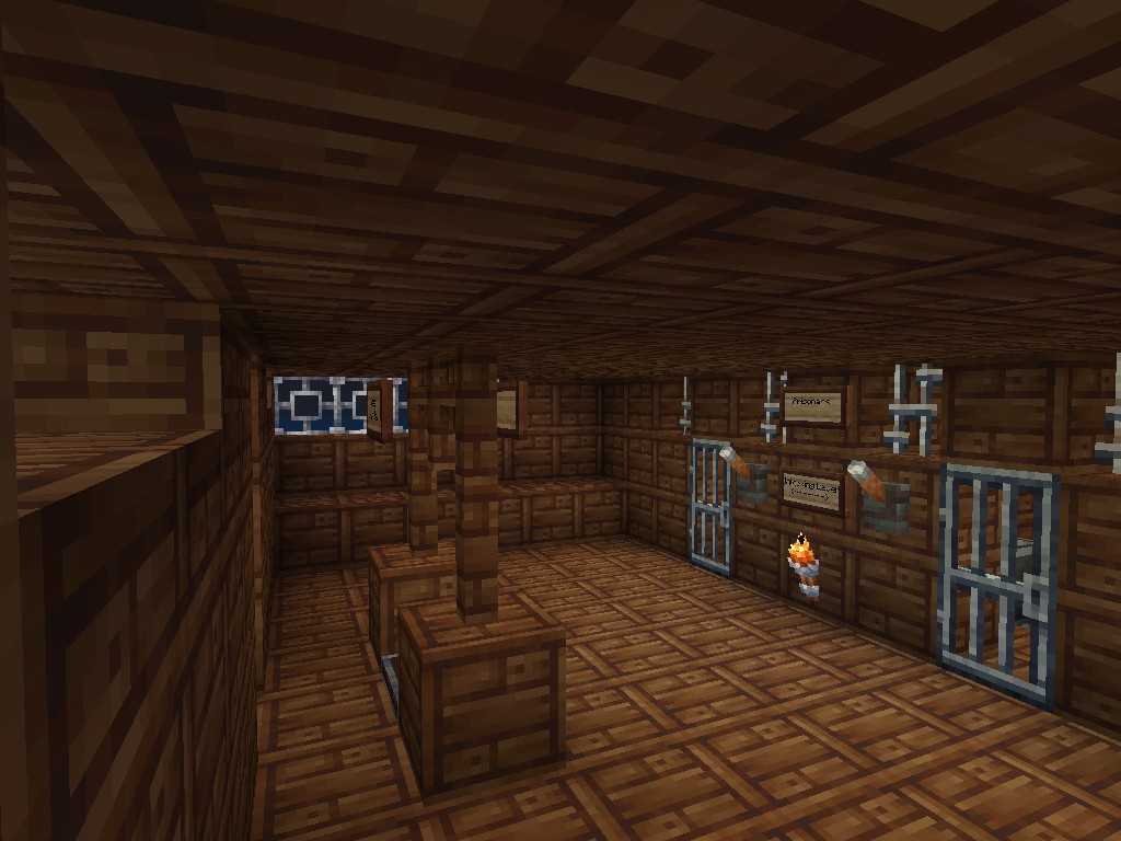 Two Story house + Ship Minecraft Map