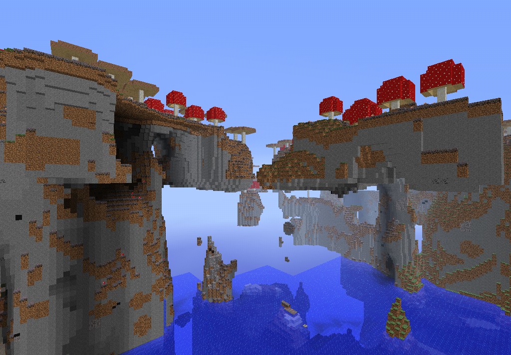 Mooshroom Island survival Minecraft Map