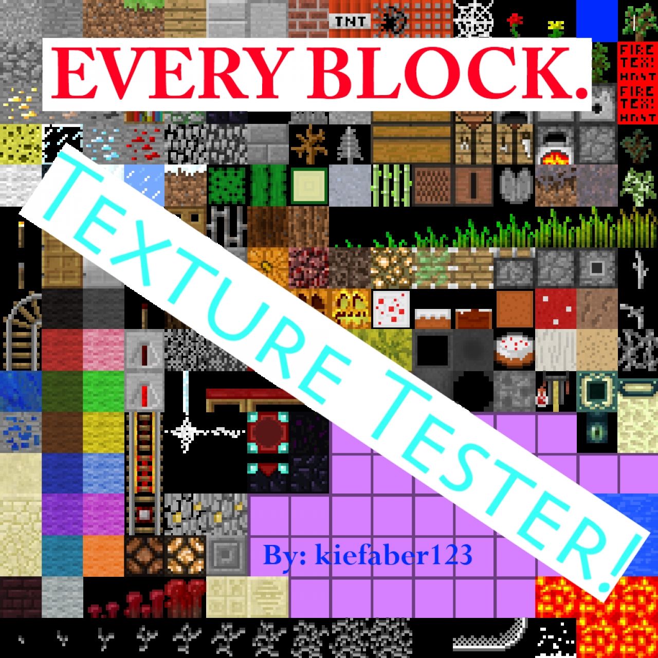 Texture Pack Tester - minecraft 1.2.3 Minecraft Map