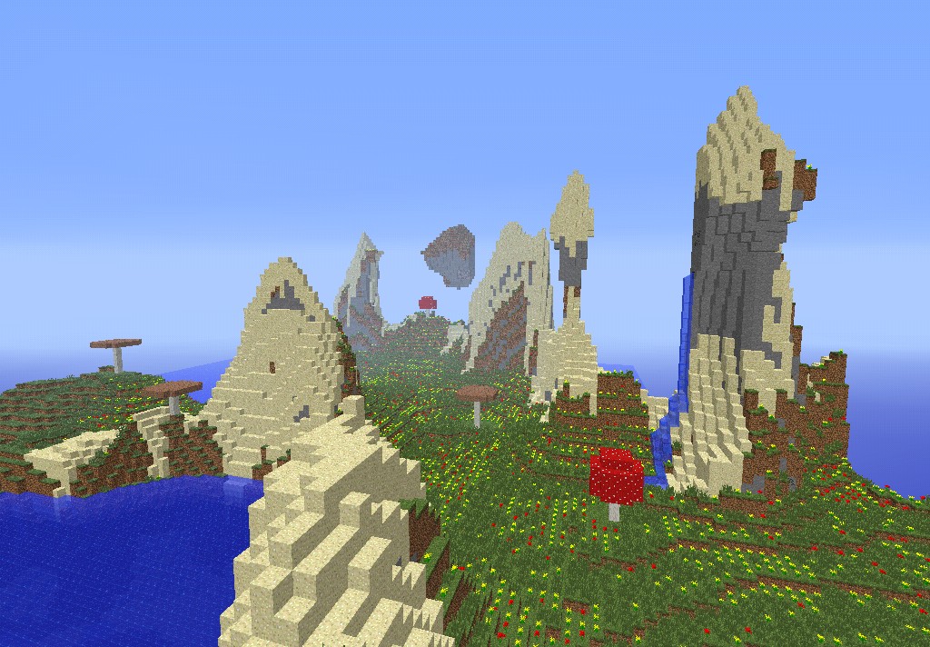 The Paradise biome mix Minecraft Map