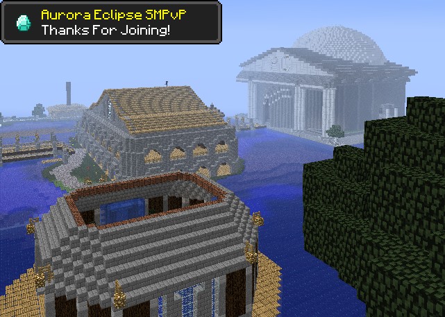 Aurora Eclipse! SMPvP Gold2Econ Property MC.ZS! Minecraft Server