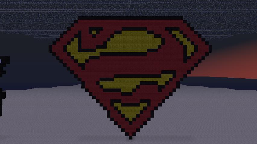 Superman Logo Minecraft Map