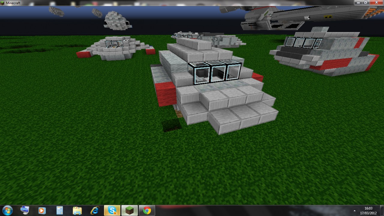 UTF Shuttle craft for Raikon Minecraft Map